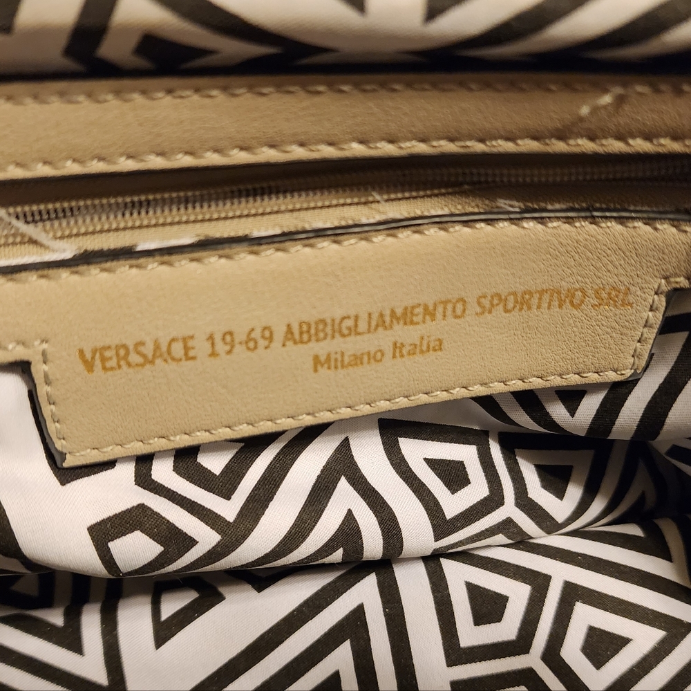 Cream Versace Handbag - Gem